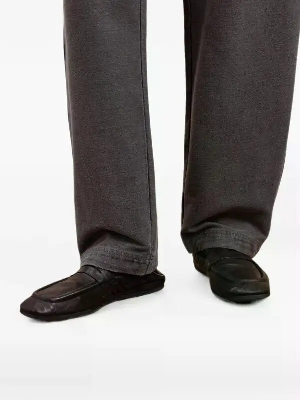 CROQUIS Drawstring Relaxed-fit Straight-leg Trousers