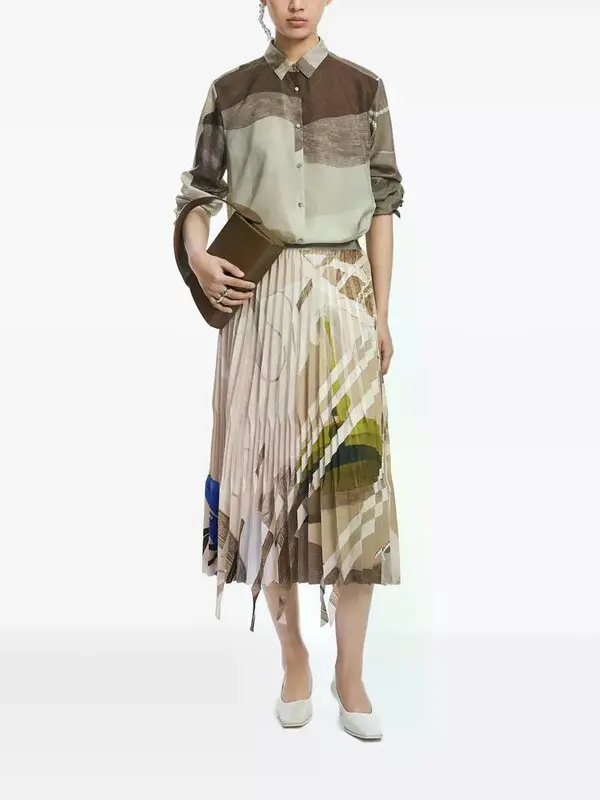 JNBY Pearl-print Silk Shirt