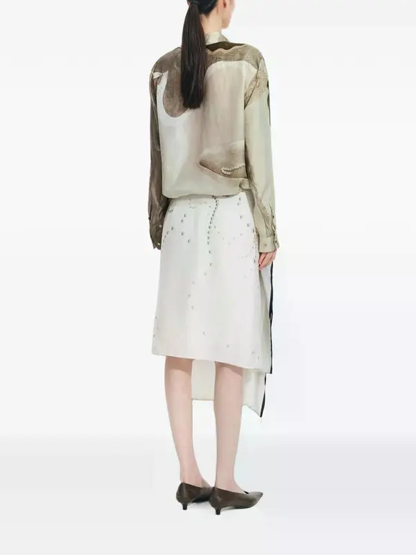 JNBY Pearl-print Silk Shirt