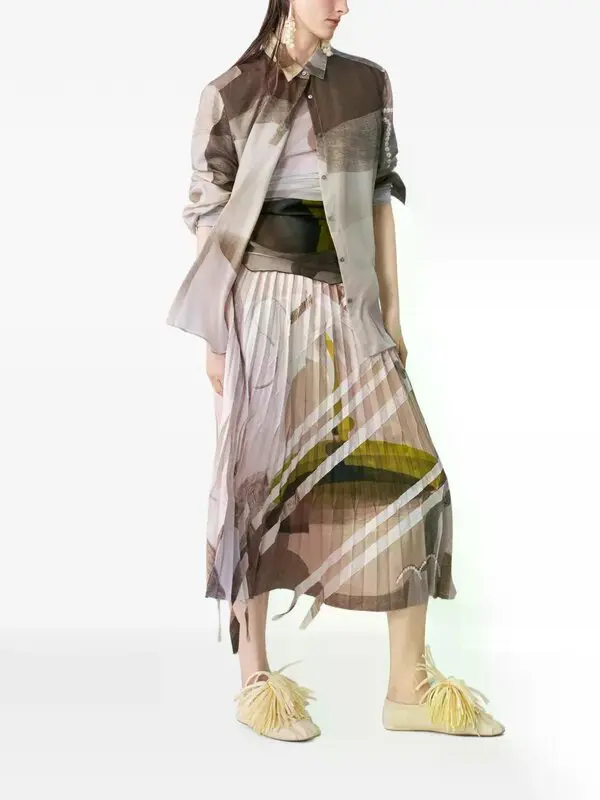 JNBY Pearl-print Silk Shirt
