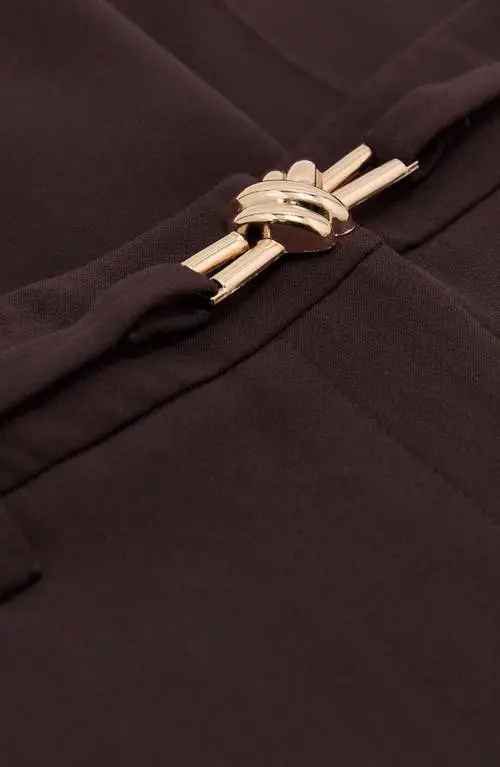 REISS Leona Wide Leg Pants - Grape