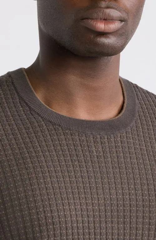 Rag & Bone Harvey Cotton Blend Sweater - Stonewall