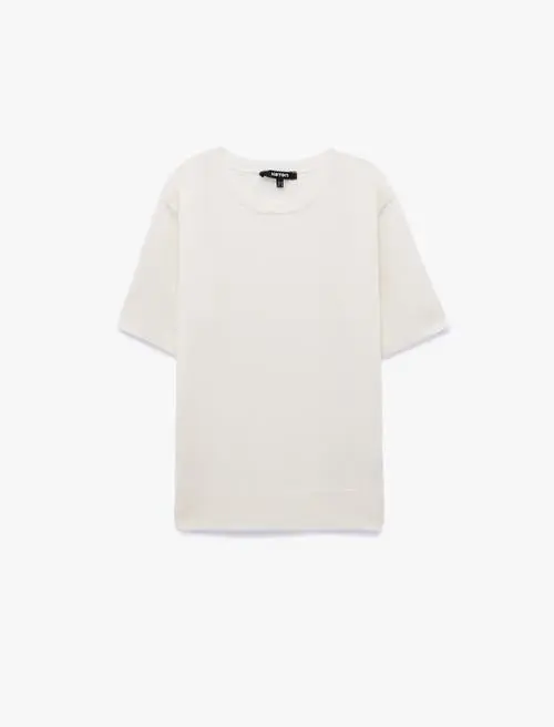 Koton Short Sleeve Knit T-shirt