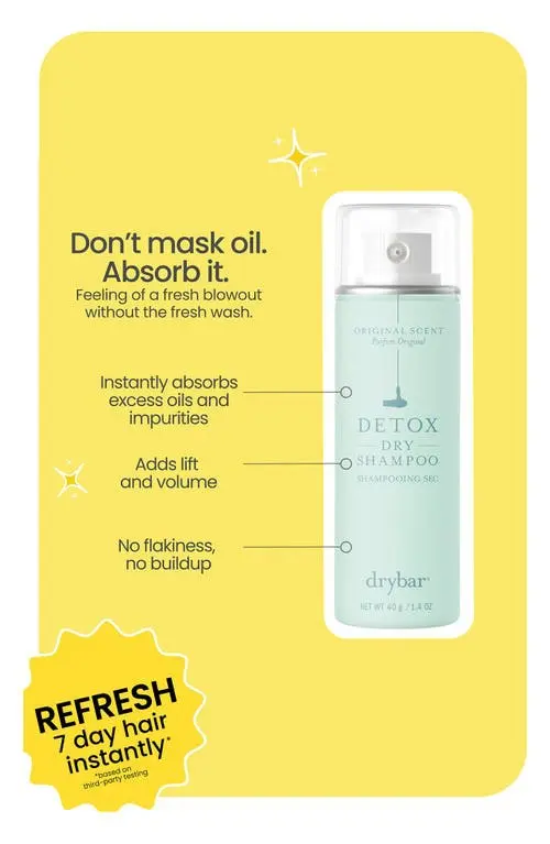 DRYBAR The Two Of A Kind Detox Dry Shampoo Set $64 Value