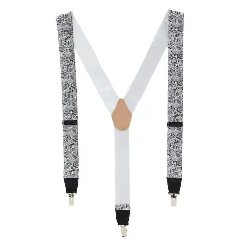 CROOKHORNDAVIS The City Scape 35mm Clip End Elastic Braces