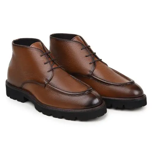 BELVEDERE Rinaldo Moc Toe Chukka Boot - Tan