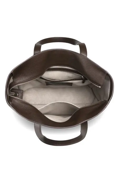 Shinola Canfield North-south Pebbled Leather Tote