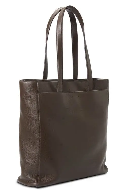 Shinola Canfield North-south Pebbled Leather Tote