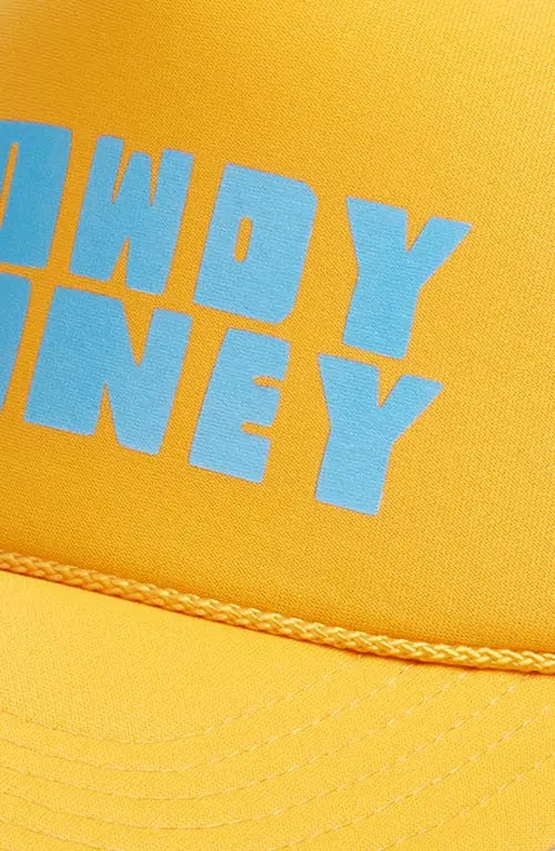 FRIDAY FEELIN’ Howdy Honey Baseball Cap - Gold