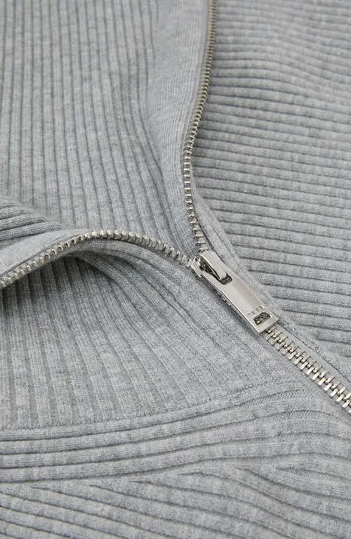REISS Leena Off The Shoulder Ribbed Sweater