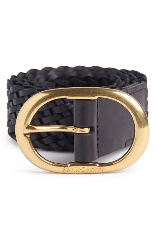 FAVORITE DAUGHTER Jeans Woven Leather Belt