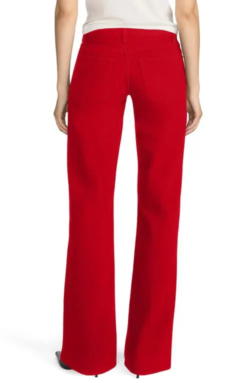 FRAME The Corduroy Gray Low Rise Straight Leg Jeans