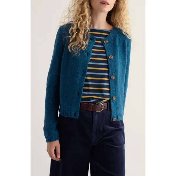 SEASALT CORNWALL Dawson Pick Merino Wool Blend Cardigan