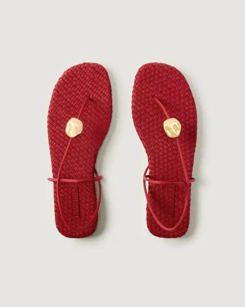 NAGHEDI Gaia Sandal - Rosso