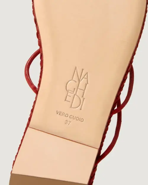 NAGHEDI Gaia Sandal - Rosso
