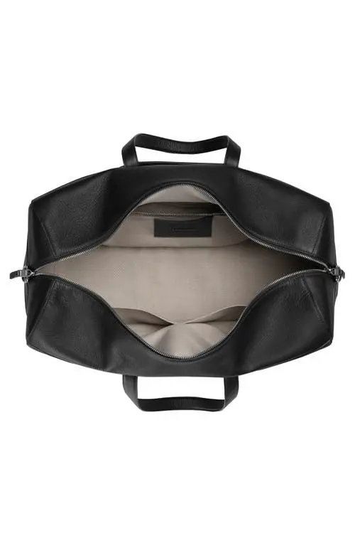 Shinola Canfield Pebbled Leather Duffle Bag - Black