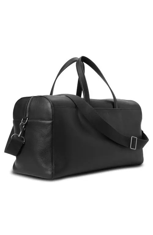 Shinola Canfield Pebbled Leather Duffle Bag - Black