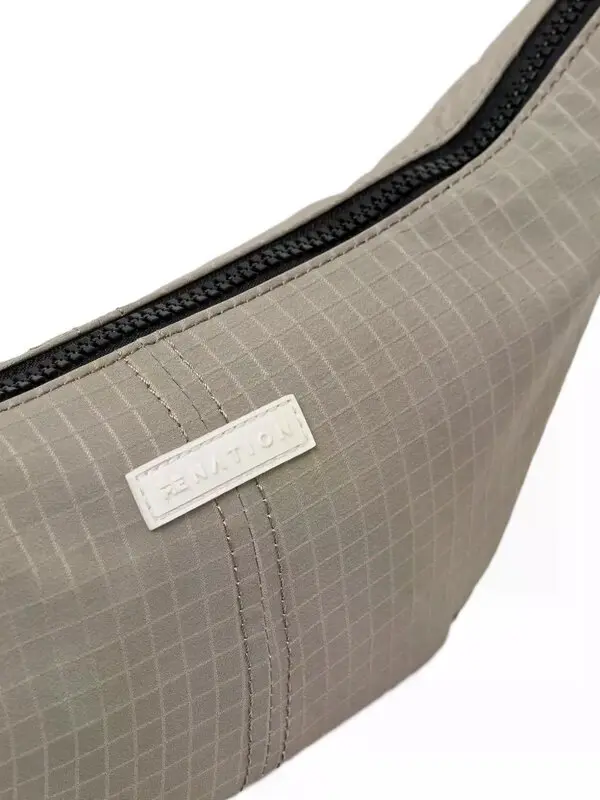 P.E Nation Ripstop-texture Logo-patch Shoulder Bag
