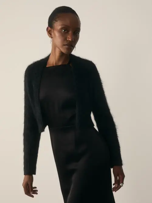 The Fold Featherweight Evening Bolero Cardigan