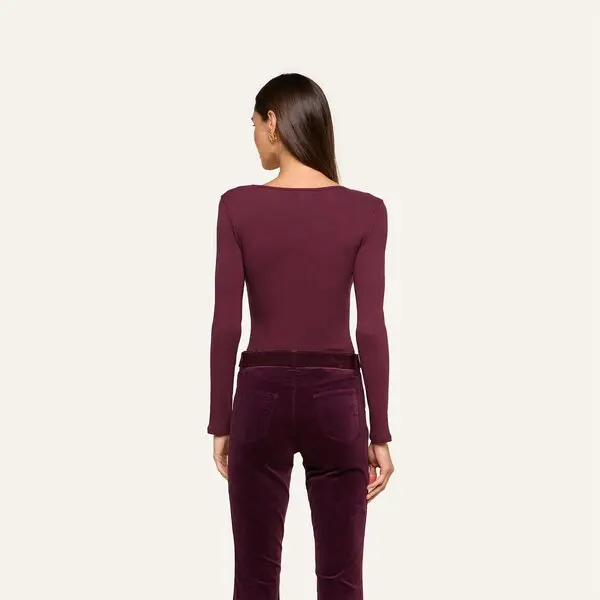 L'Agence Elara Scoopneck Bodysuit
