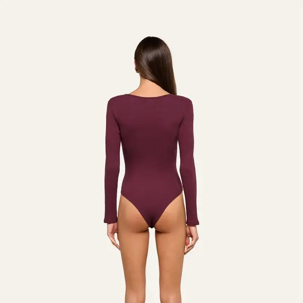 L'Agence Elara Scoopneck Bodysuit