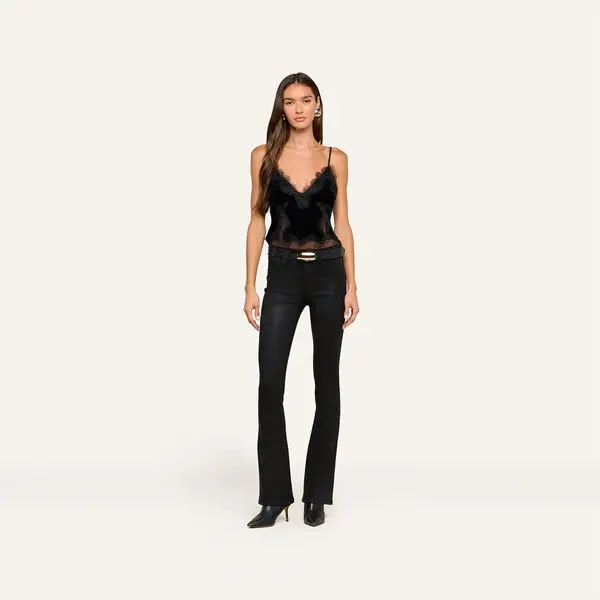 L'Agence Kimber Velvet Lace Camisole