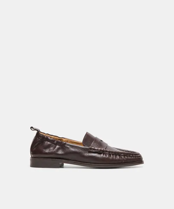 DOLCEVITA Ramzie Loafers - Chocolate Leather