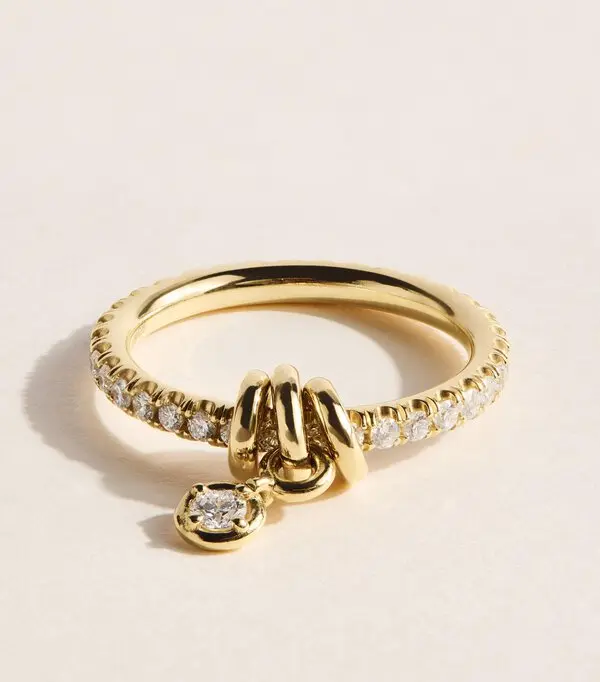 SPINELLI KILCOLLIN Yellow And Diamond Pia Ring - Gold