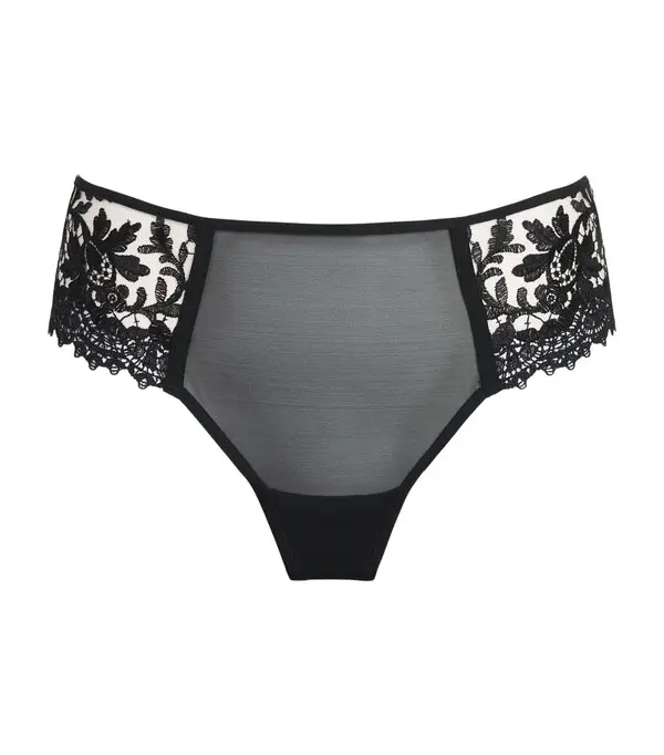 Simone Perele Lace Fantasime Briefs - Black