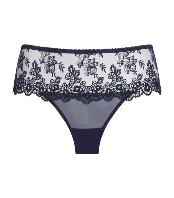 Simone Perele Lace Passion Briefs - Blue