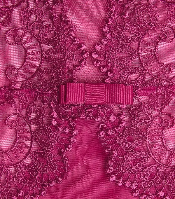 Simone Perele Lace Passion Bodysuit - Pink