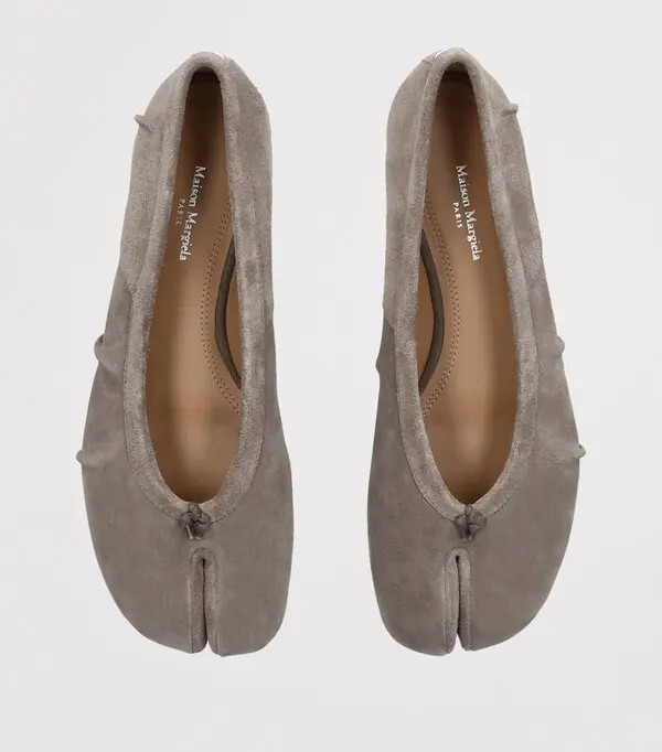 MAISON MARGIELA Suede Tabi Ballet Flats