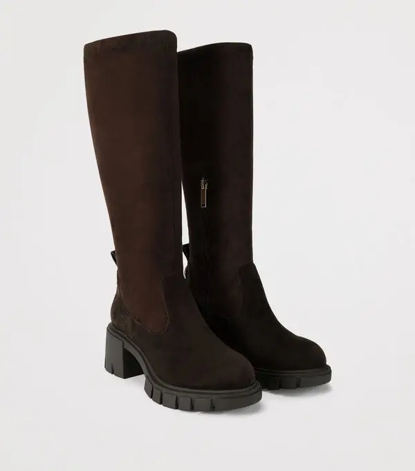 Kurt Geiger Suede Clarence Knee-high Boots
