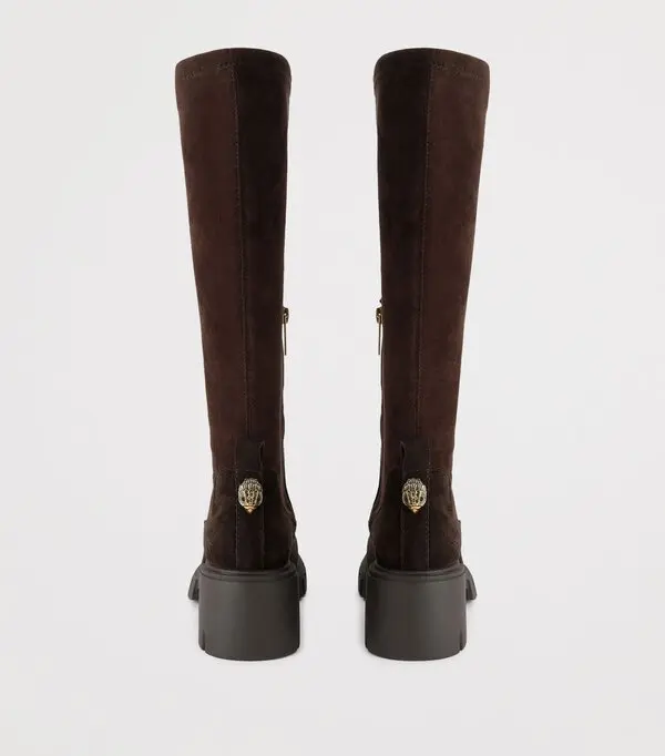 Kurt Geiger Suede Clarence Knee-high Boots