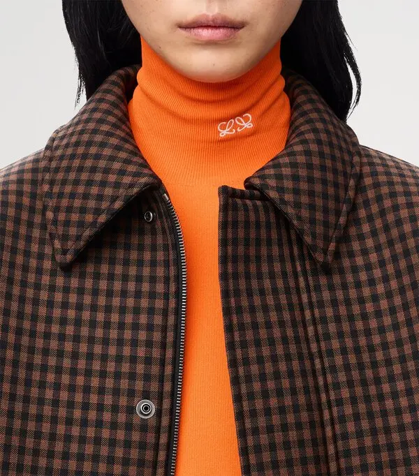 Loewe Wool-blend Drawstring Jacket - Brown