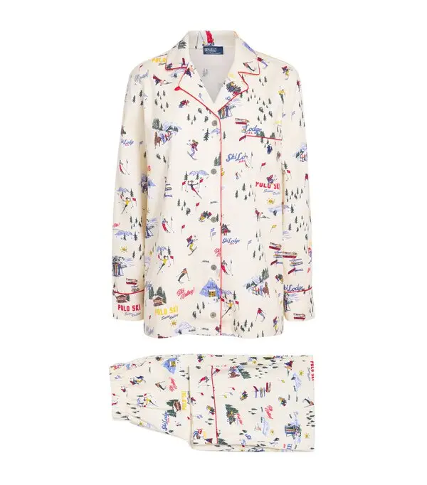 Polo Ralph Lauren Cotton Ski Long-sleeve Pyjama Set