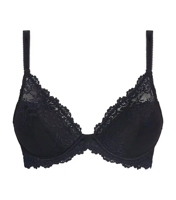 Wacoal Embrace Lace Plunge Bra - Black