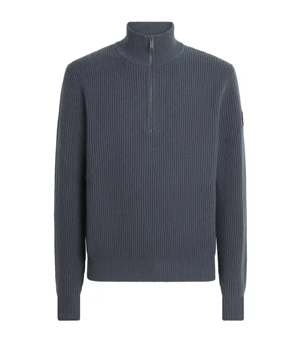 Canada Goose Merino Mckinney Quarter-zip Sweater - Grey
