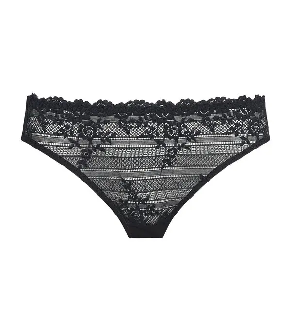 Wacoal Lace Embrace Briefs - Black