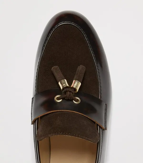 Marina Rinaldi Leather-suede Moccasins