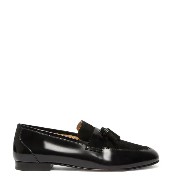 Marina Rinaldi Leather-suede Moccasins