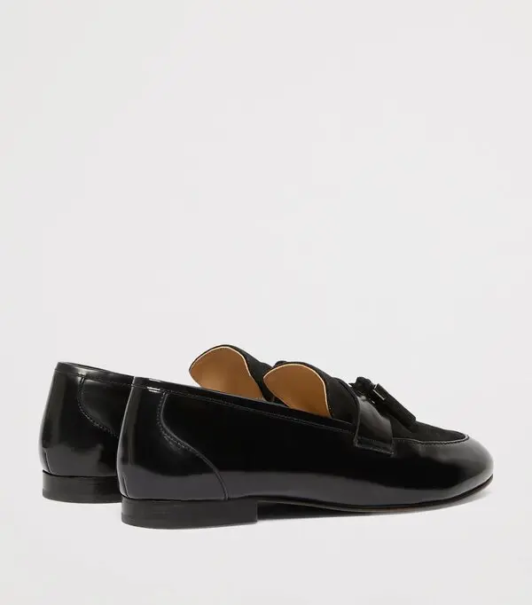 Marina Rinaldi Leather-suede Moccasins