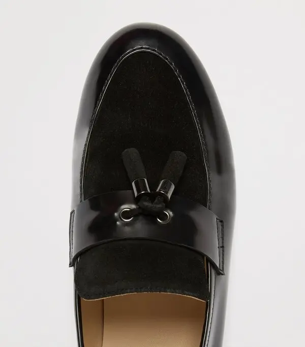 Marina Rinaldi Leather-suede Moccasins