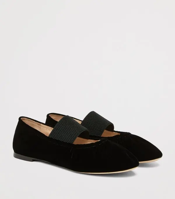 Marina Rinaldi Velvet Ballet Flats