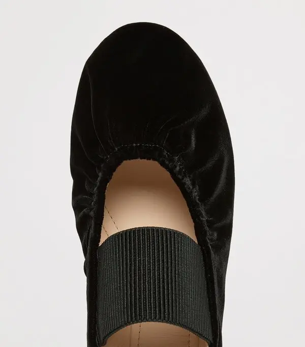 Marina Rinaldi Velvet Ballet Flats