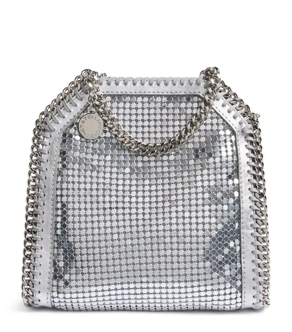 Stella McCartney Mini Chainmail Falabella Tote Bag - Silver
