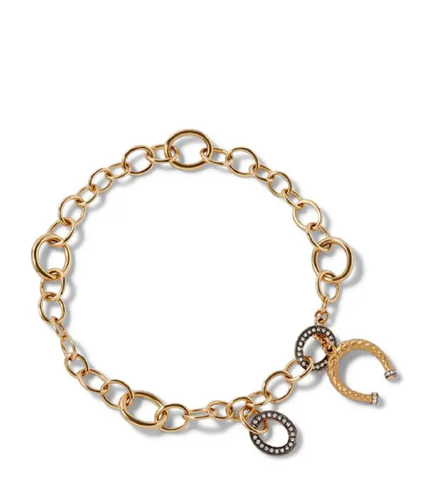 Annoushka X The Vampire’s Wife Yellow And Diamond Mythology Charm Bracelet - Gold