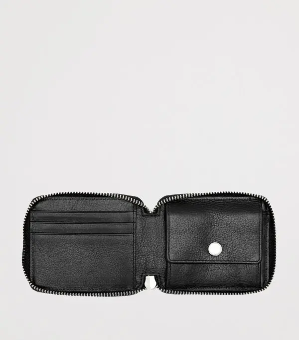 ALLSAINTS Leather Clymer Zip-fastened Wallet