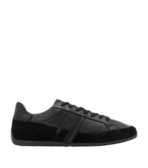 ALLSAINTS Leather Liam Sneakers - Black