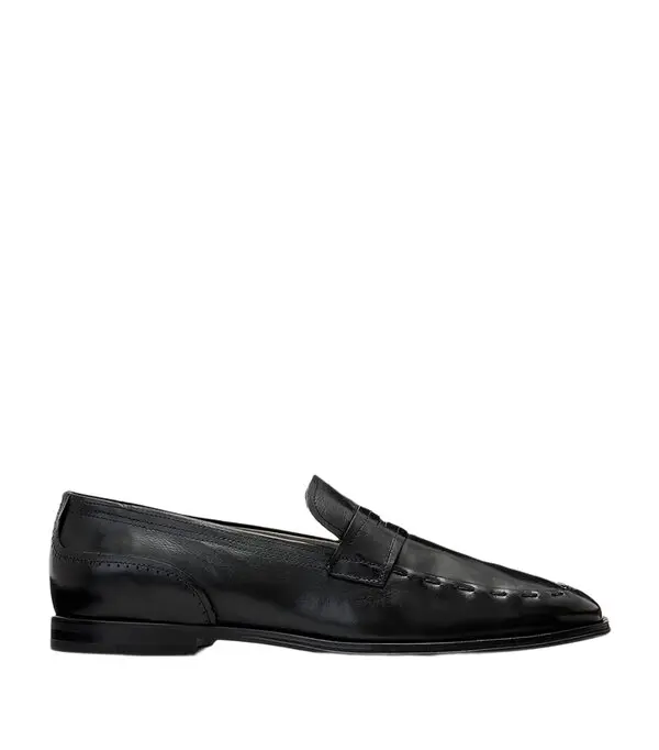 ALLSAINTS Leather Jules Stitch Loafers